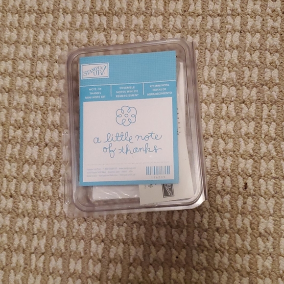 Stampin' Up! | Office | Stampin Up Thank You Stamp Note Set | Poshmark